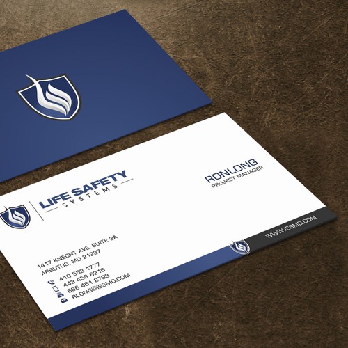 Business Card Template - Life Safety Systems | Business card contest