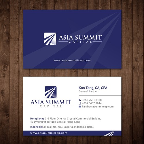 Asia Summit Capital | Business card contest