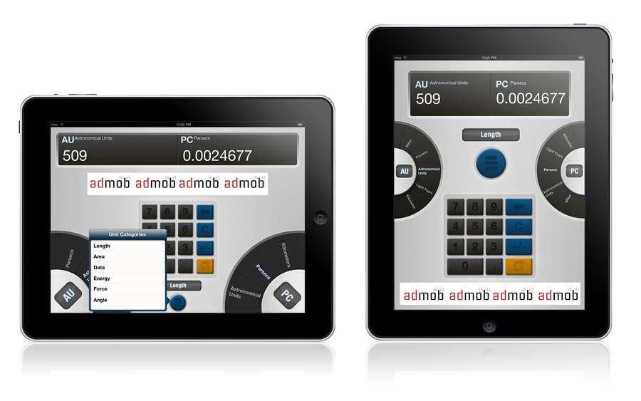 Convert Units - iPad app - Design 1 screen UI buttons | Button or icon ...