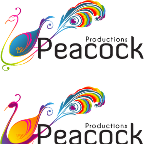 logo for Peacock Productions | Logo design contest