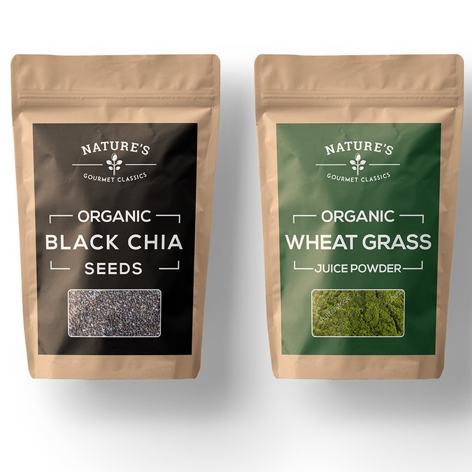 Create Natural Label design for Health Conscious Superfood Brand ...