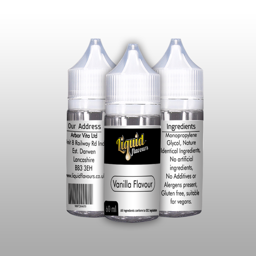 Liquid Flavouring Bottle Label Design | Product label contest
