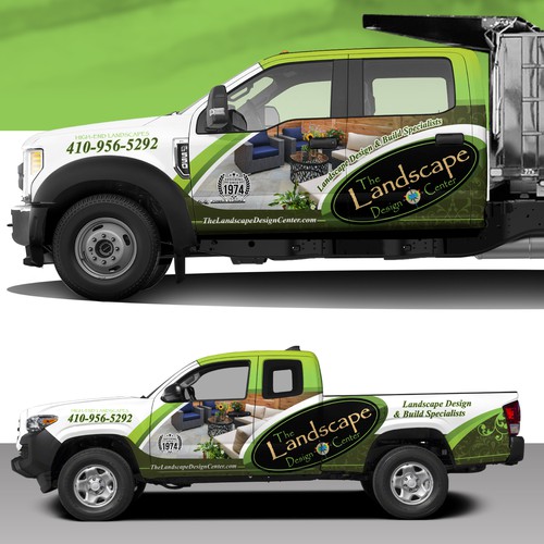 Bright, Clean, Elegant Wrap for an established Landscape Design/Build ...
