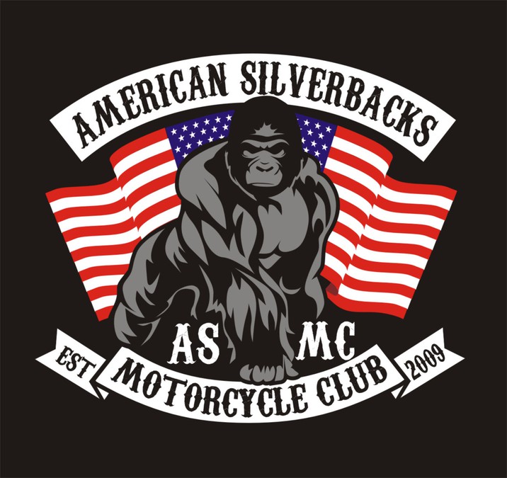 t-shirt design for American Silverbacks Motorcycle Club | T-shirt contest
