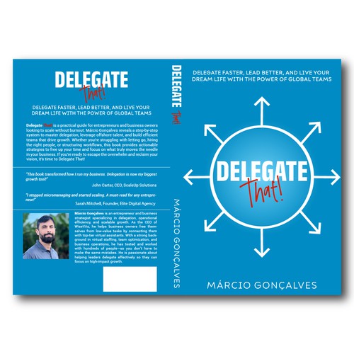 Designs | Bold & Impactful Business Book Cover for ‘Delegate That!’ – A Guide to Scaling with ...