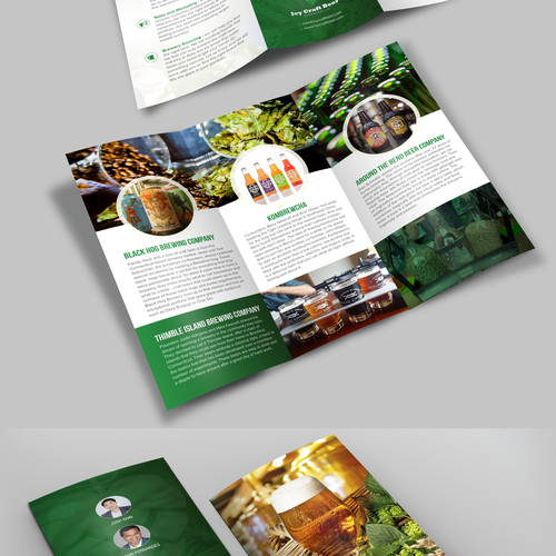 Create a product list brochure for a beer distribution company ...