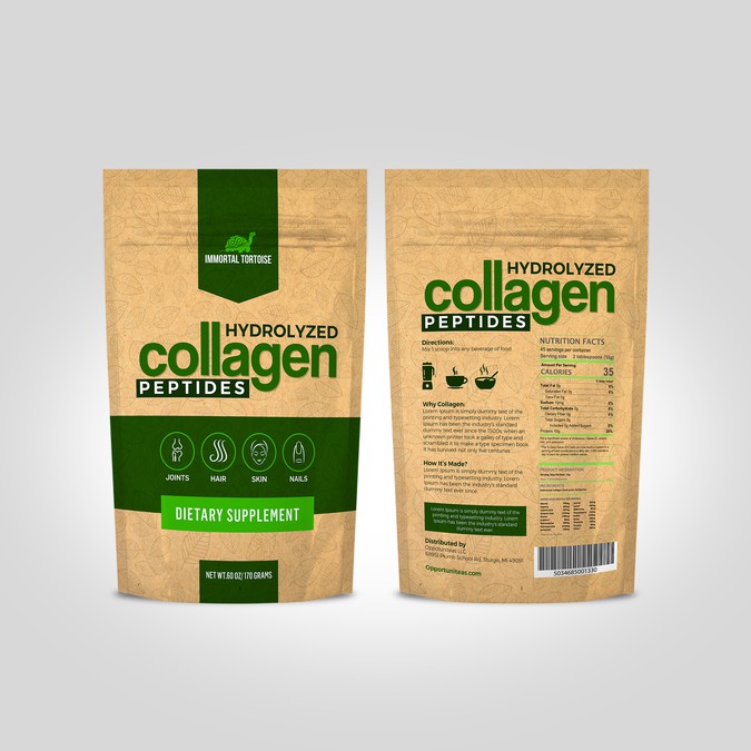 Immortal Tortoise Collagen Packaging Design Contest! | Product ...