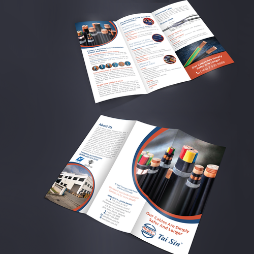 Create a professional brochure for cable manufacturer | Brochure contest