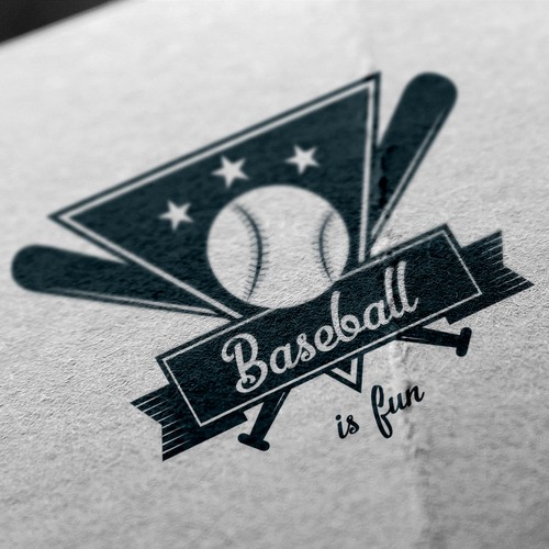 Create a baseball-themed logo for Baseball Is Fun. | Logo design contest