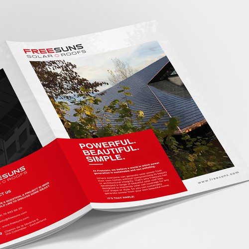 Designs | Design a premium-looking brochure for an innovative, design ...