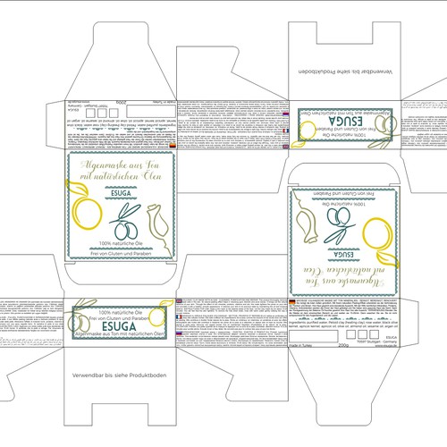 Create an outstanding packaging desing for a beauty clay mask | Product ...