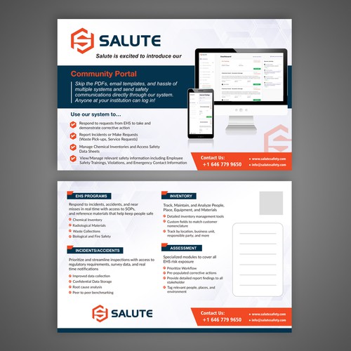 Designs | Design a postcard advertisement for an innovative safety ...
