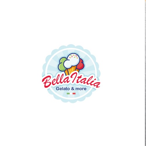 Catching logo needed for Italian ice cream shop | Logo & brand identity ...