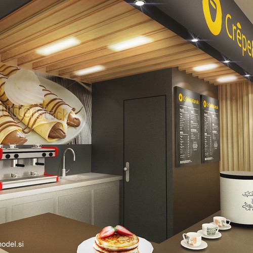 Crepe Kiosks Reimagined | Other design contest