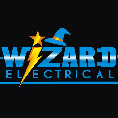a creative logo for an electrician business called Wizard Electrical ...
