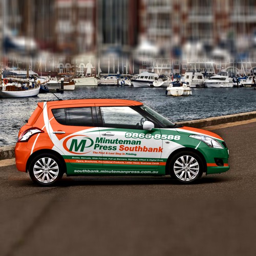 Designs | White Suzuki Swift Wrap | Car, truck or van wrap contest