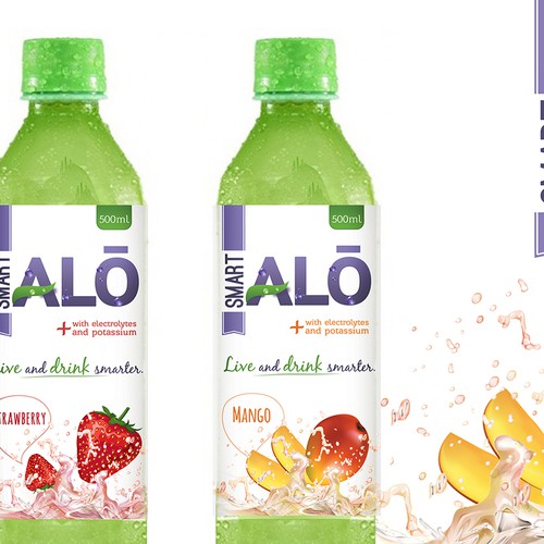 **Urgent - Help Needed!" New Smart ALO Drink Label Design Needed ...