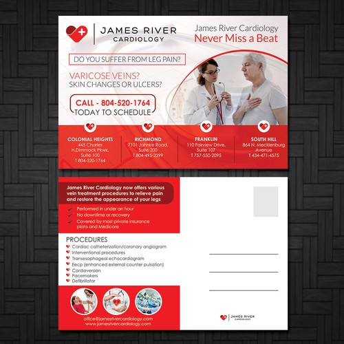 Cardiology mailer | Postcard, flyer or print contest