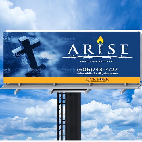 Designs | We need a bright, bold billboard for our church and addiction ...