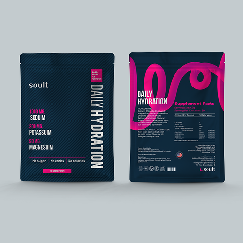 Designs | Design eye catching packaging for a premium hydration powder ...