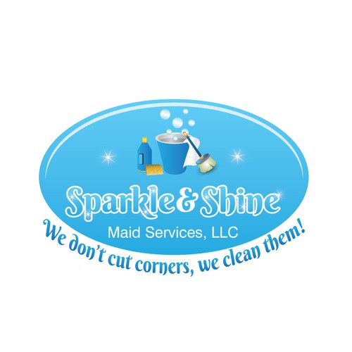 Designs | New logo wanted for Sparkle and Shine Cleaning Service | Logo ...