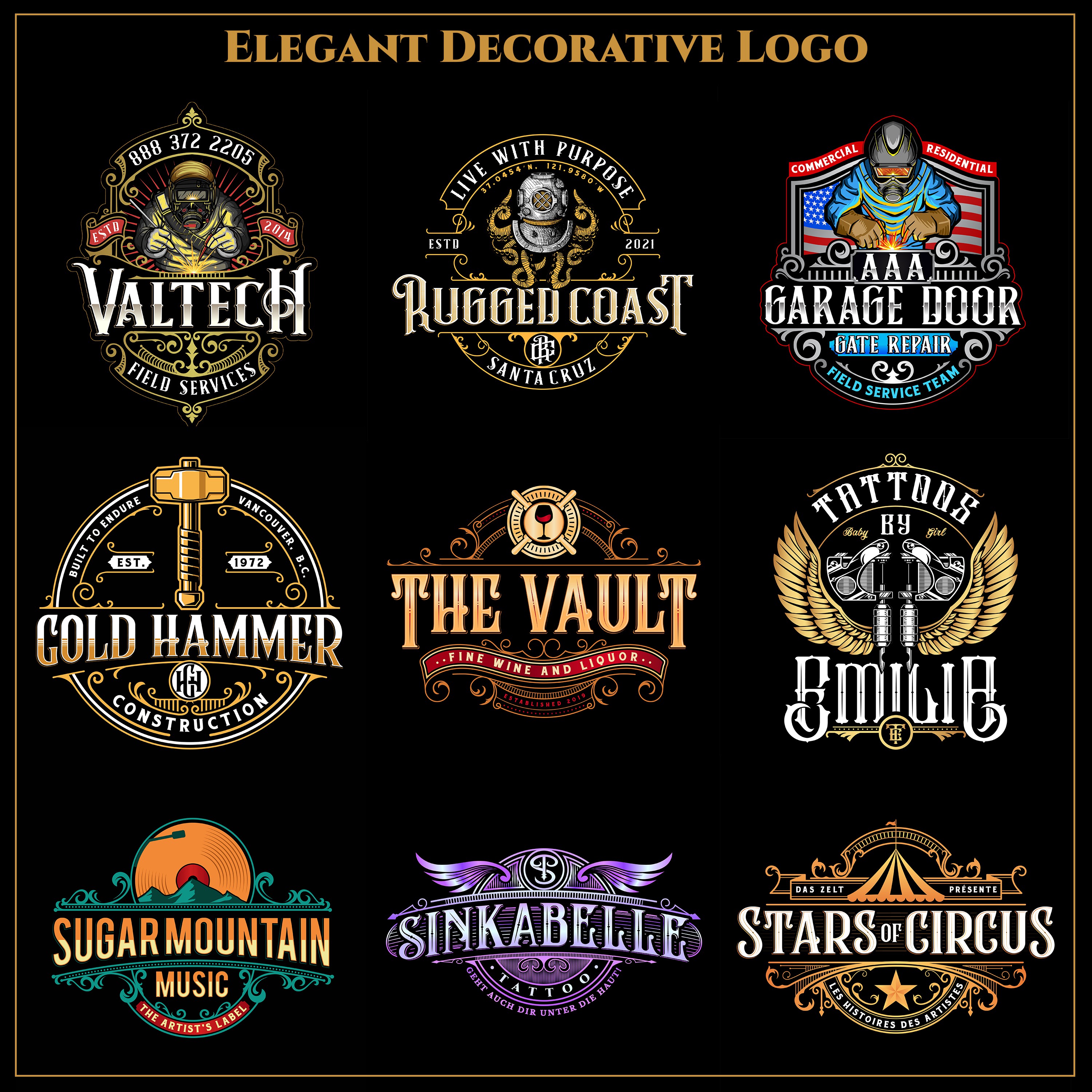 Victorian Logos - Free Victorian Logo Ideas, Design & Templates