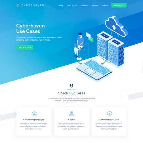Designs | Hot cybersecurity startup needs a fresh and modern website ...