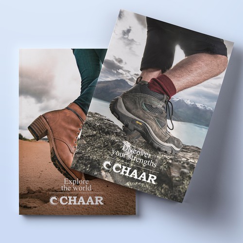 Design a footwear catalog cover | Other book or magazine contest