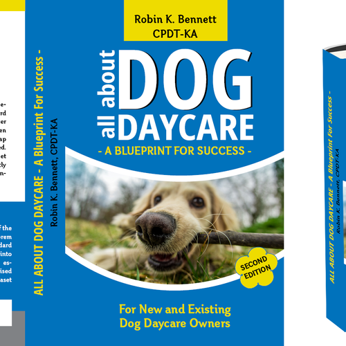All About Dog Daycare Book Cover | Book cover contest