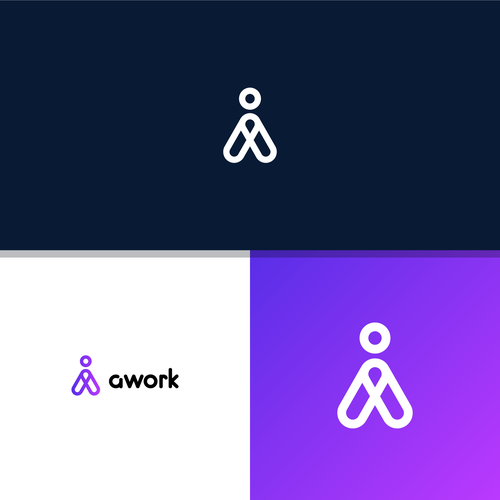 Designs | New logo for AI-based productivity software "awork" | Logo ...