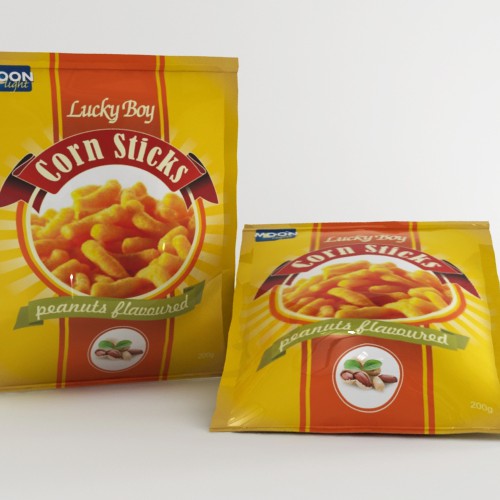 Create a lasting pack design for corn puffs | Product packaging contest