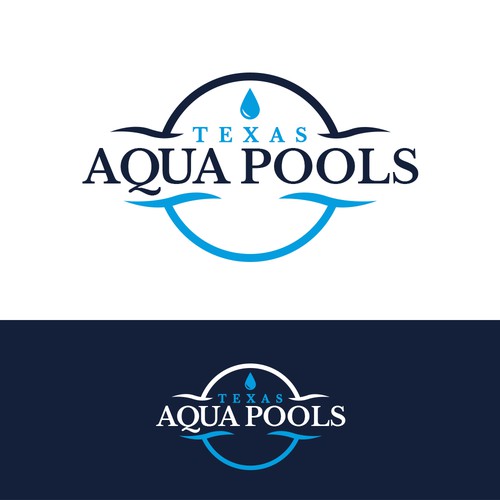 Designs | Elegant Design for Pool Construction Company-no Texas symbol ...