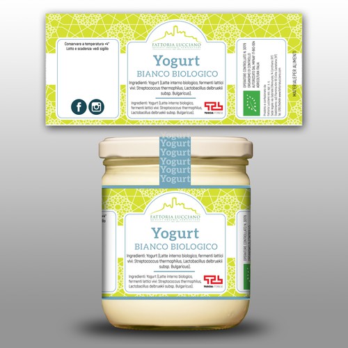 Guide label for cheese and yogurt | Product label contest