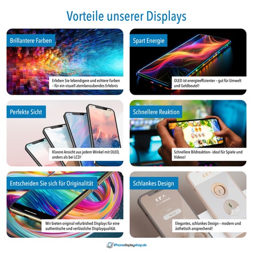 Designs | Infografik-Design für iPhone-Displays | Infographic contest