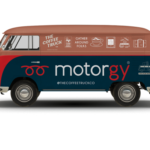 Designs | 1965 VW Combi Split Wrap Design | Car, truck or van wrap contest