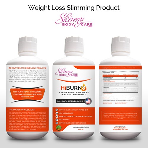 LABEL FOR WEIGHT LOSS/DIET PRODUCT - NEW!!! | Product label contest