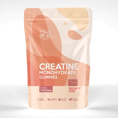 Designs | Bag Design for Creatine Monohydrate Gummy brand | Product ...
