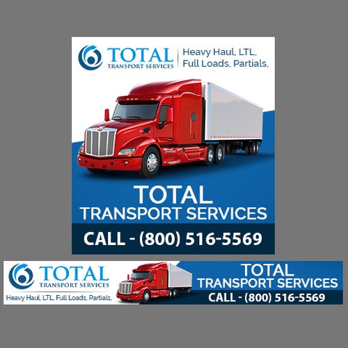 Banner Ad for Freight Transport Website | Banner ad contest