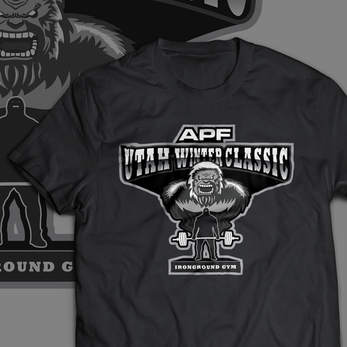 Winter Powerlifting Competition T-Shirt | T-shirt contest
