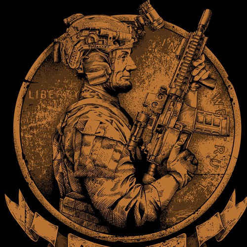 Designs | Tactical Abraham Lincoln | T-shirt contest