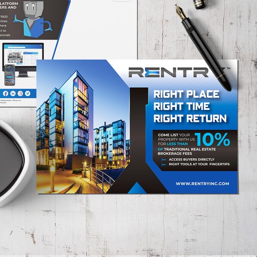 Designs | RENTRY Sellers Postcard | Postcard, flyer or print contest