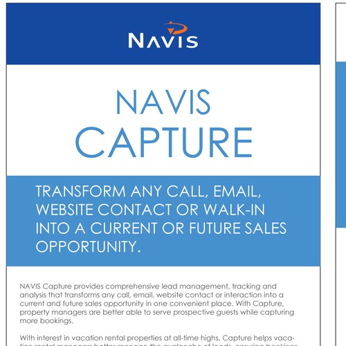 NAVIS Brochures | Brochure contest
