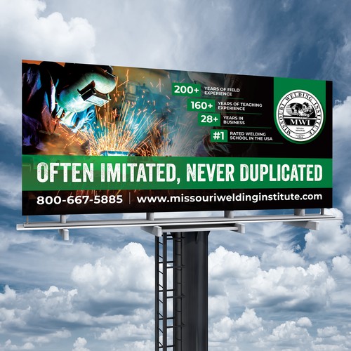 Designs | Billboard for top welding school in the USA! | Signage contest