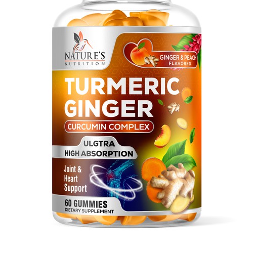 Designs | Natural Turmeric Gummies Design Need for Nature's Nutrition ...