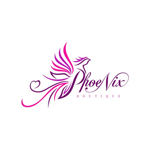Designs | Feminine phoenix logo needed to sell clothing and accessories | Logo & social media ...