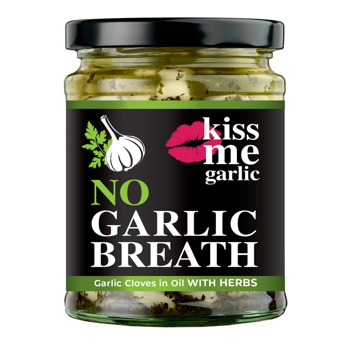Fresh breath garlic jar labels | Product label contest