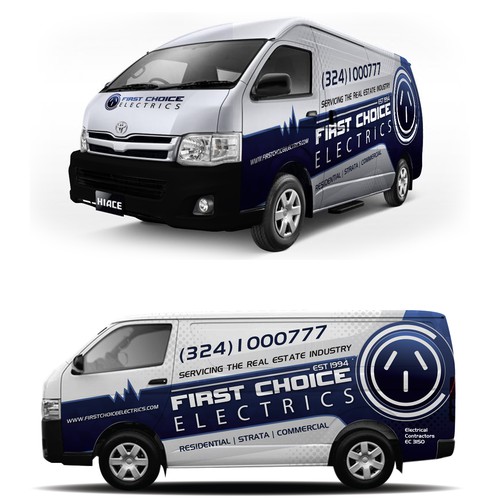 Van Design for Electrical Company | Car, truck or van wrap contest