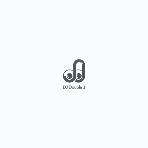 Create a sweet iconic design logo for DJ Double J | Logo & social media ...