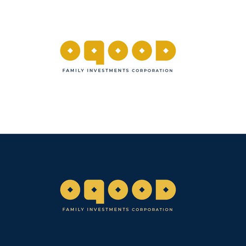 Designs | Oqood branding project - Arabic and English text version logo ...