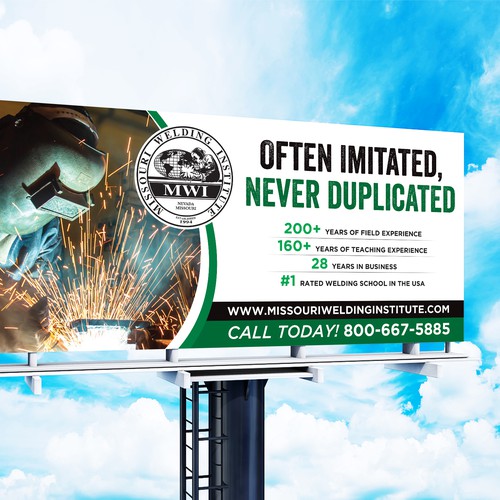 Designs | Billboard for top welding school in the USA! | Signage contest